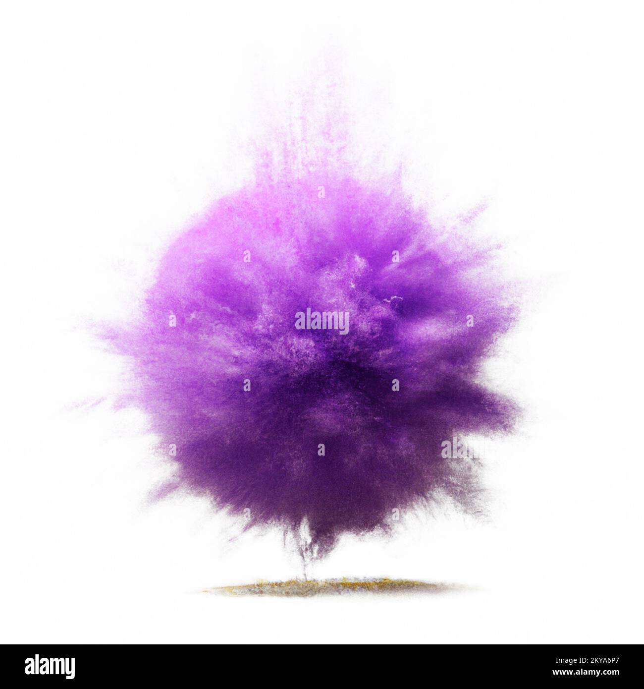 Powder explosion illustration with texture and color Stock Photo - Alamy