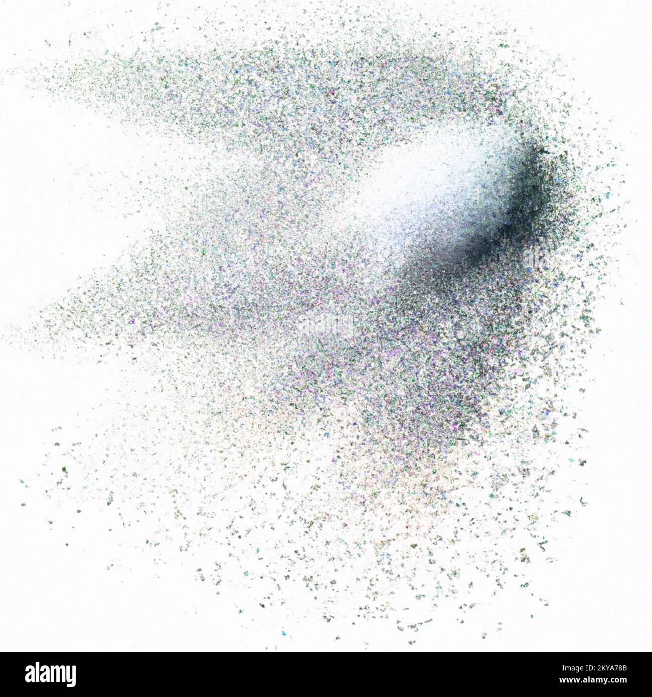 Powder explosion illustration with texture and color Stock Photo - Alamy