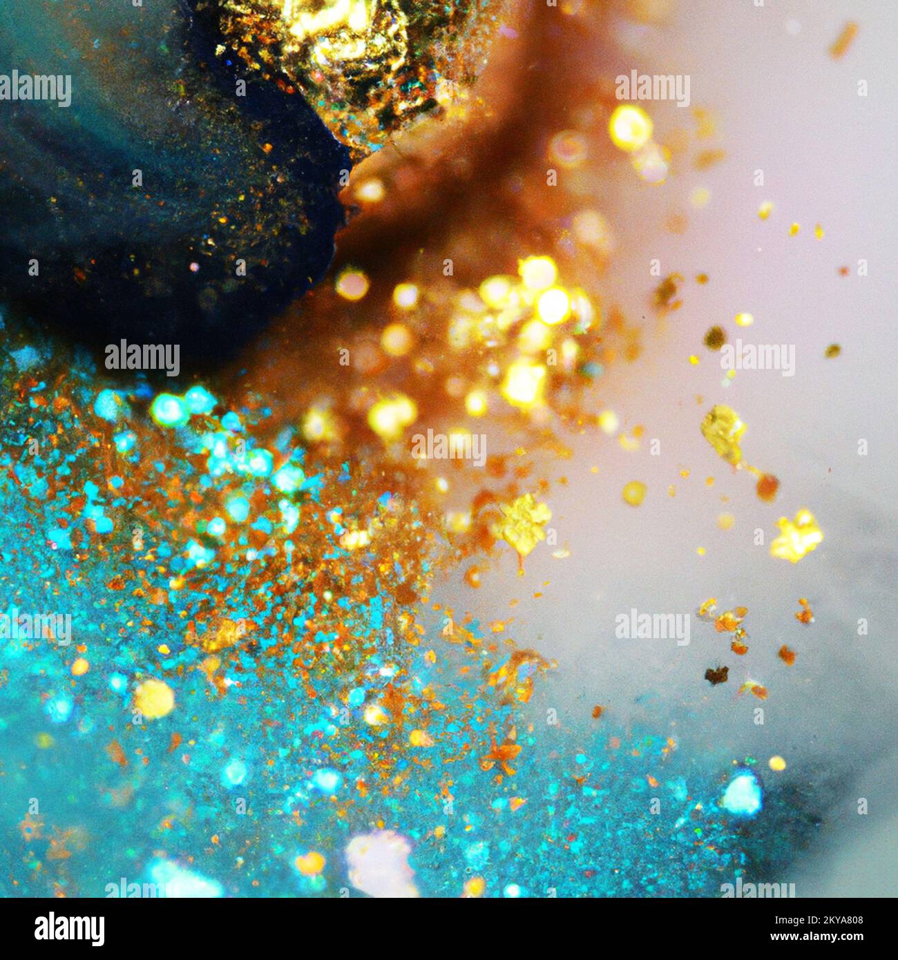 Powder explosion illustration with texture and color Stock Photo - Alamy