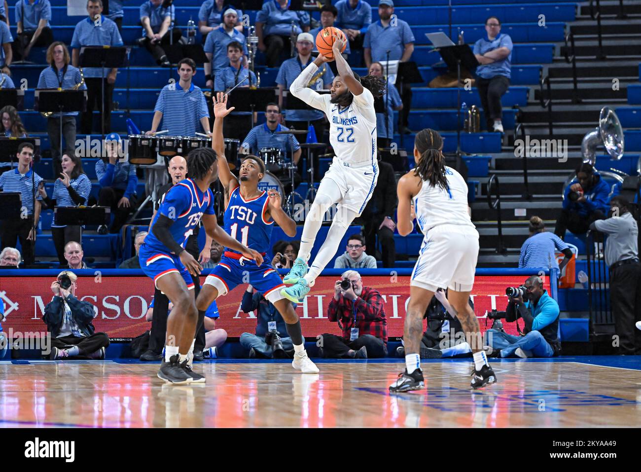 NOVEMBER 30, 2022: Saint Louis Billikens forward Terrence Hargrove Jr ...