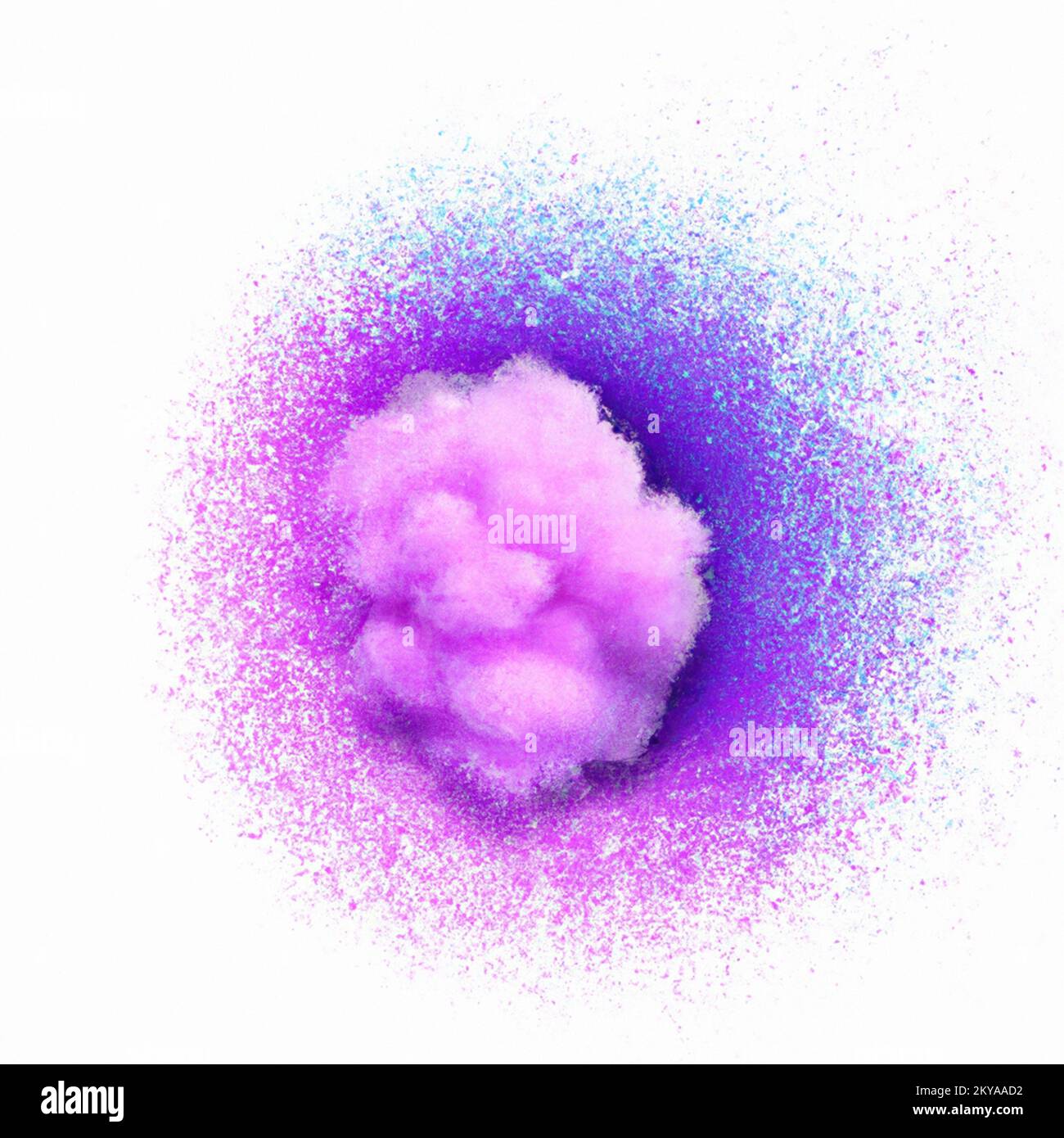 Powder explosion illustration with texture and color Stock Photo - Alamy
