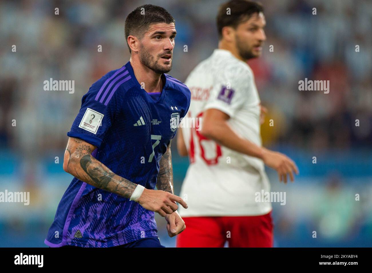 Rodrigo De Paul of Argentina during the FIFA World Cup Qatar 2022 Group ...