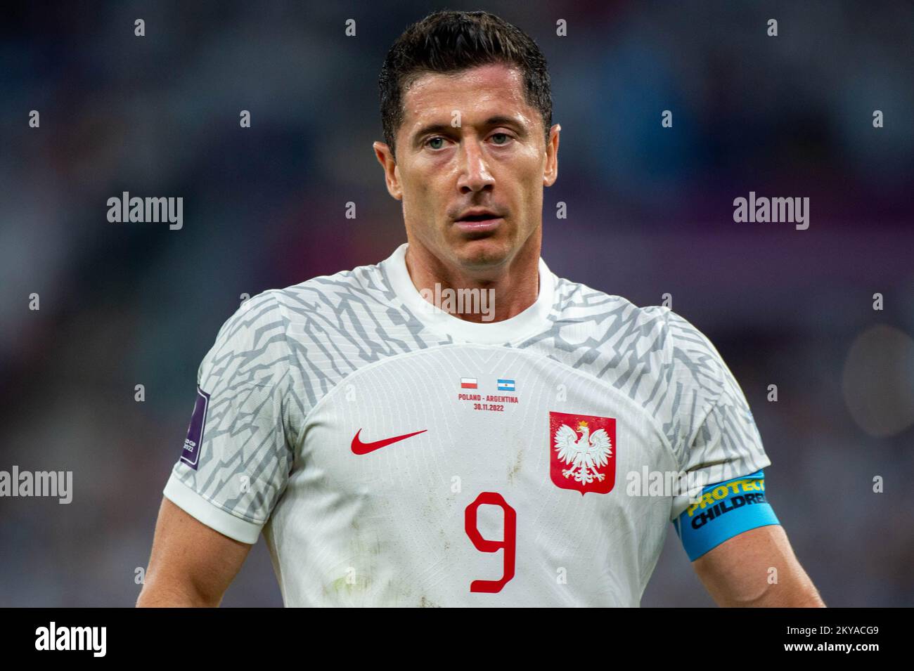 Robert Lewandowski of Poland during the FIFA World Cup Qatar 2022 Group ...