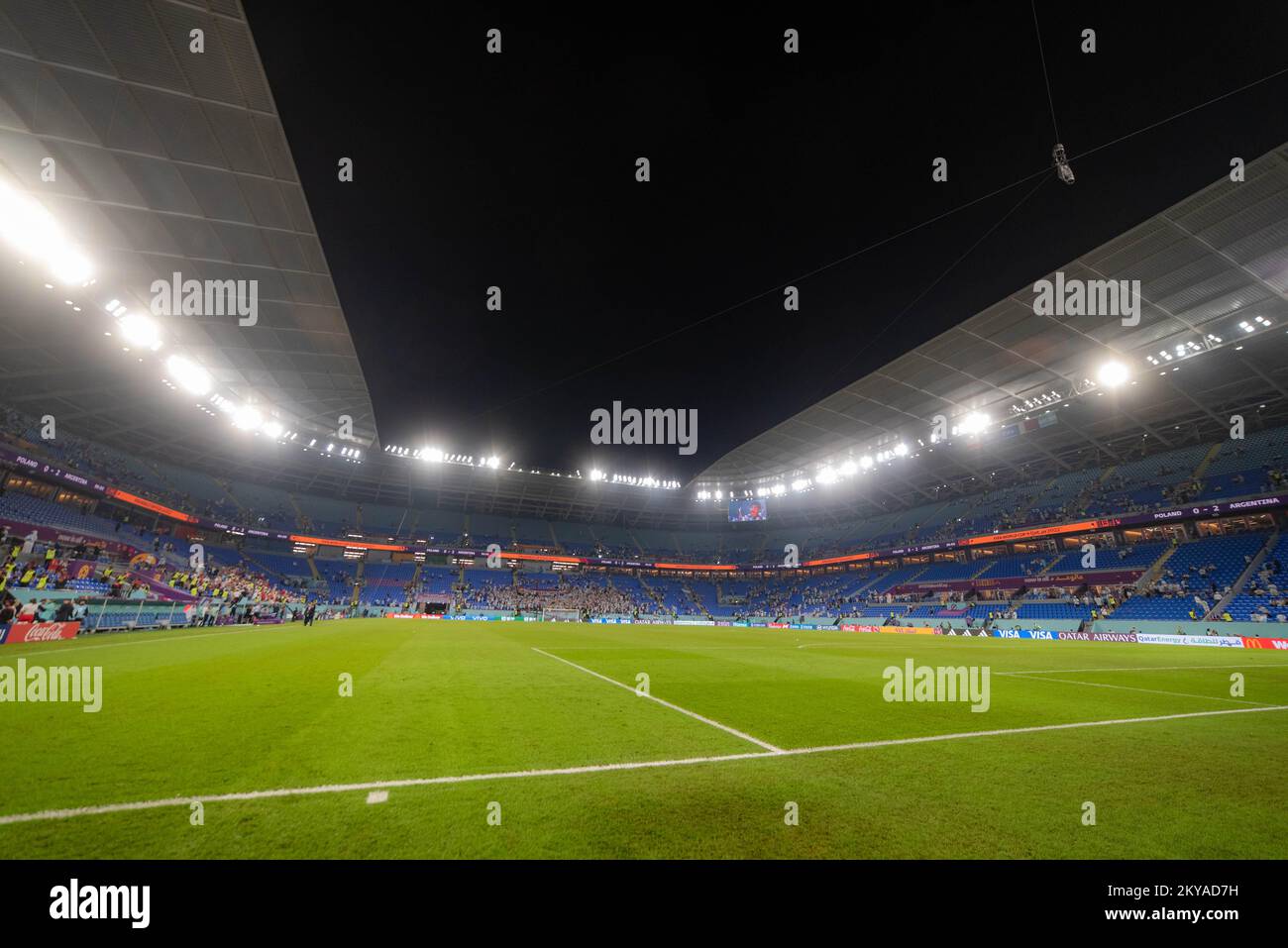 A general view of 974 Stadium during the FIFA World Cup Qatar 2022 ...