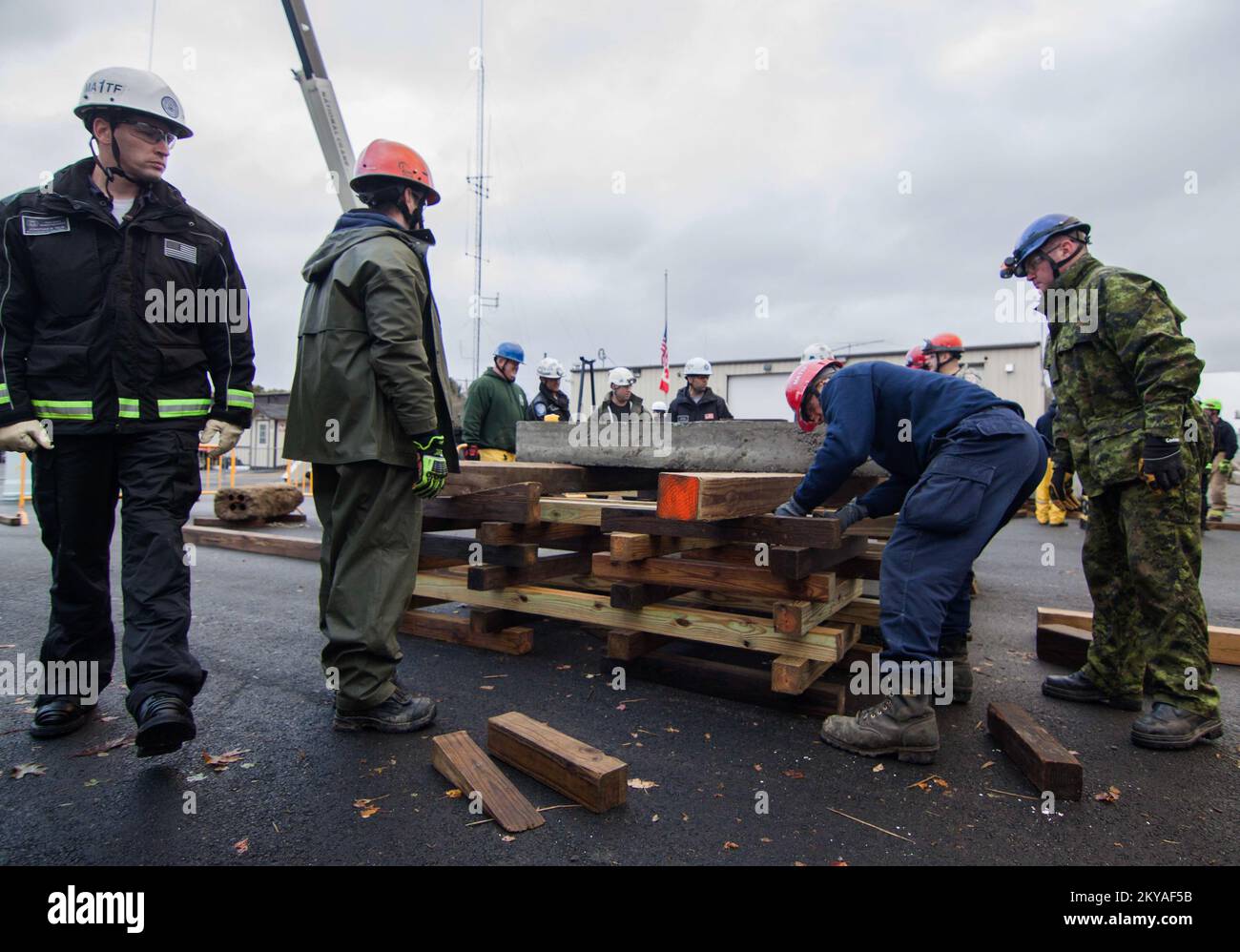 Members of Massachusetts Task Force 1 practice lifting and moving heavy ...
