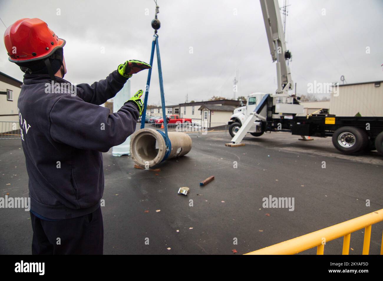 Communicating with a crane operator using hand signals isn't as easy as ...