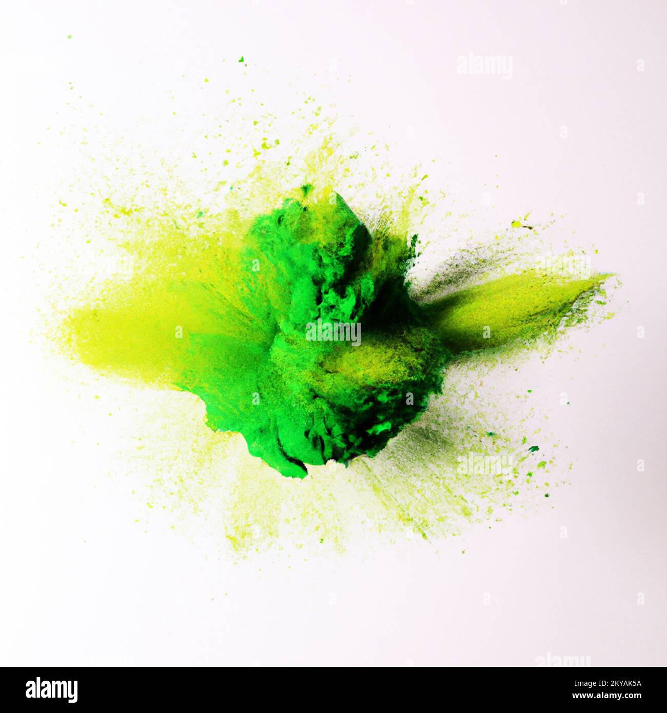 Powder explosion illustration with texture and color Stock Photo - Alamy