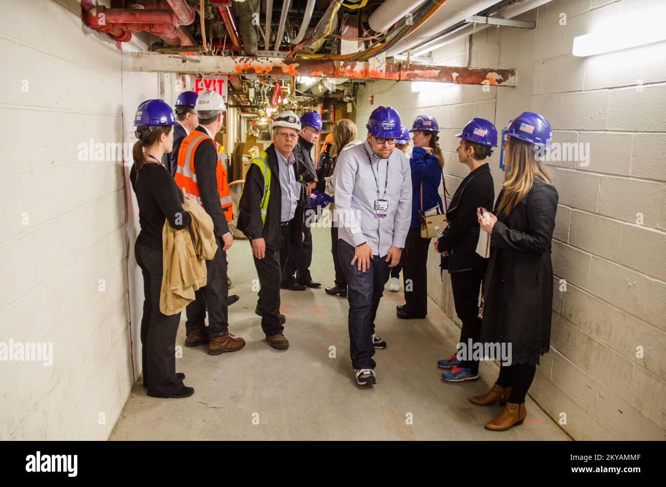 New York, N.Y., Ar. 13, 2015-Work continues at NYU Langone Medical Center two and a half years ...