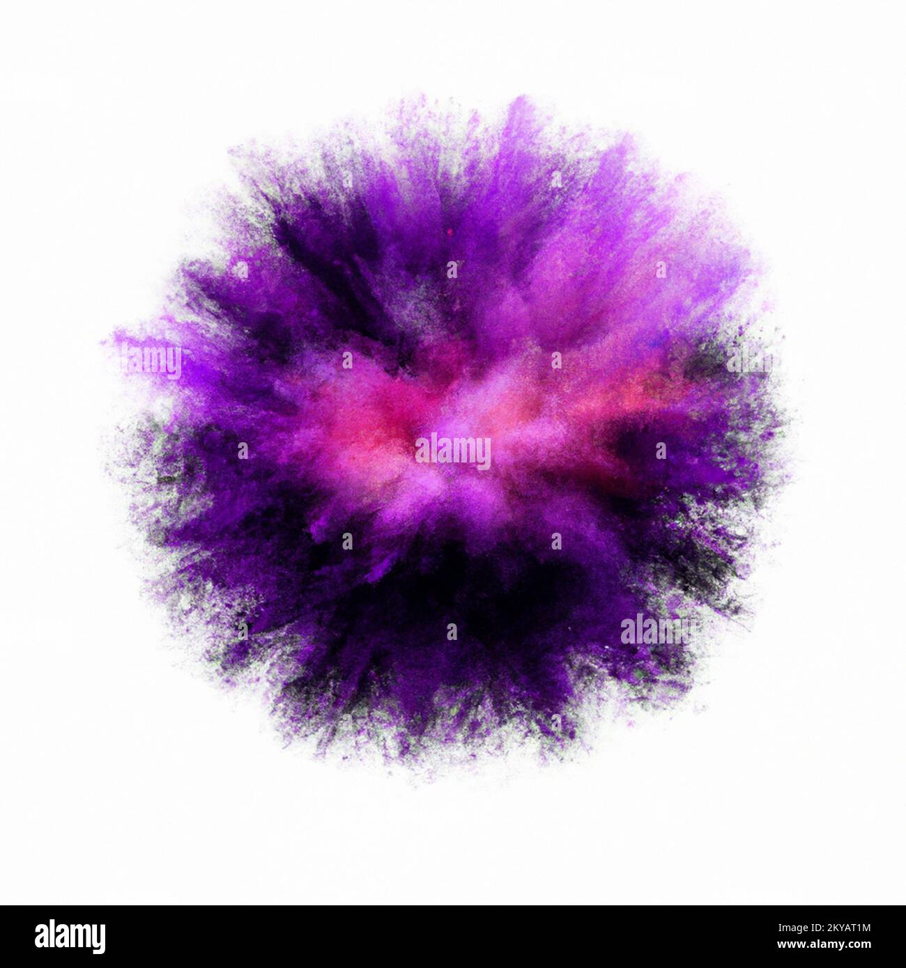 Powder explosion illustration with texture and color Stock Photo - Alamy