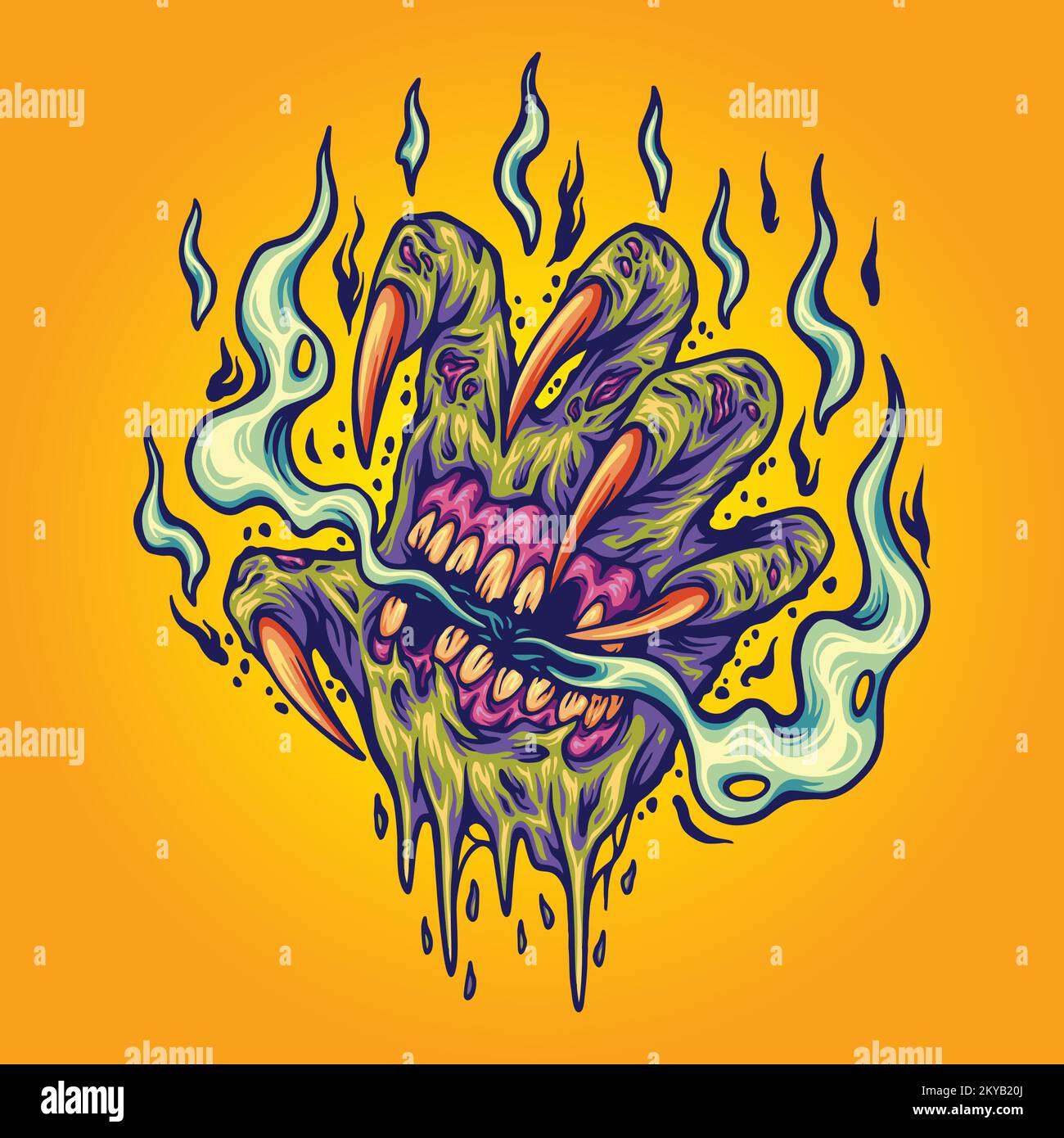 Smokers dead Stock Vector Images - Alamy