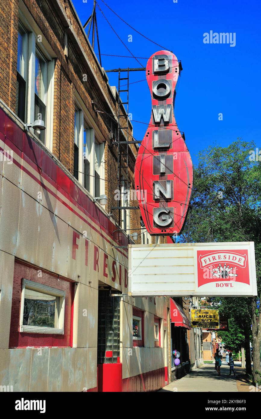 Chicago, Illinois, USA. Built originally as an ice factory, the ...