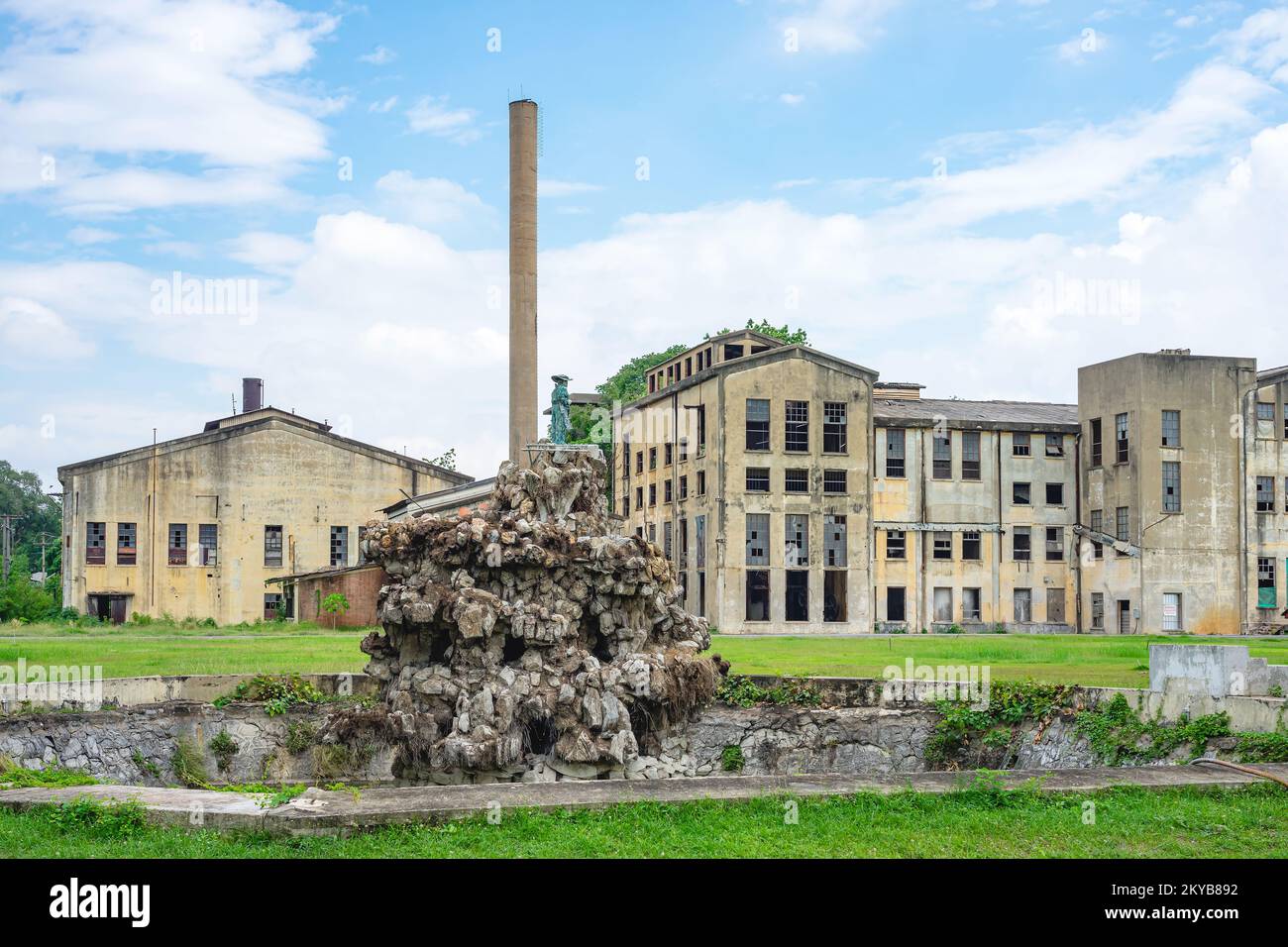 The old paper mill used to produce paper and banknotes during World War ...