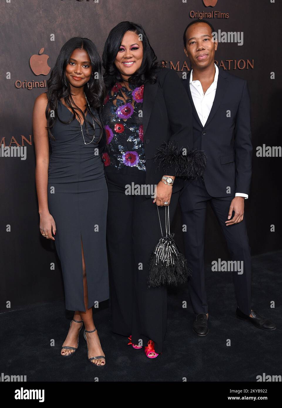 Asia Rochon Fuqua, Lela Rochon and Zachary Fuqua arriving to the ...