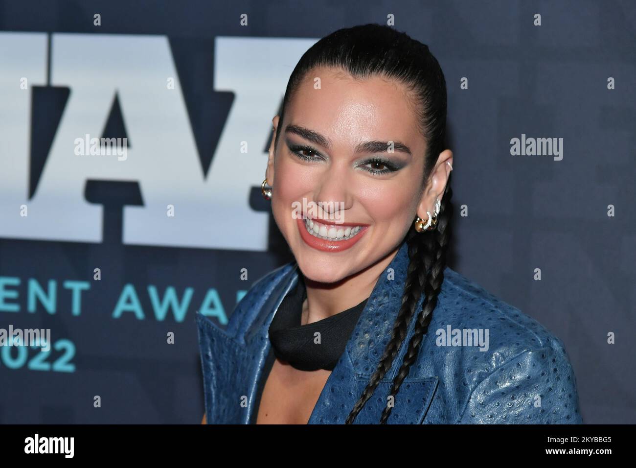 Dua Lipa attends the 36th Annual Footwear News Achievement Awards at ...