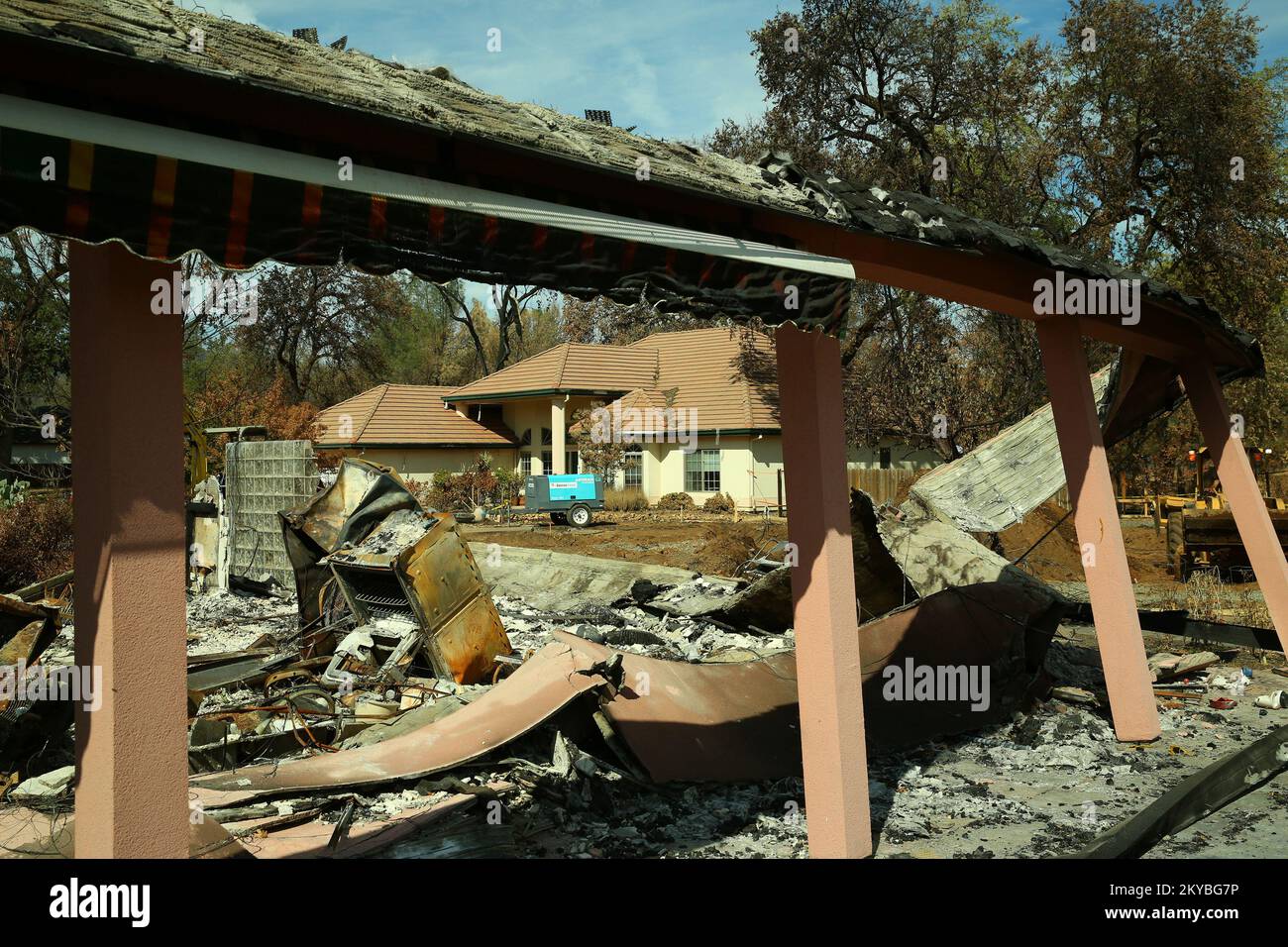 Ceramic Tile Roof Mitigates Disaster. California Valley Fire and Butte ...