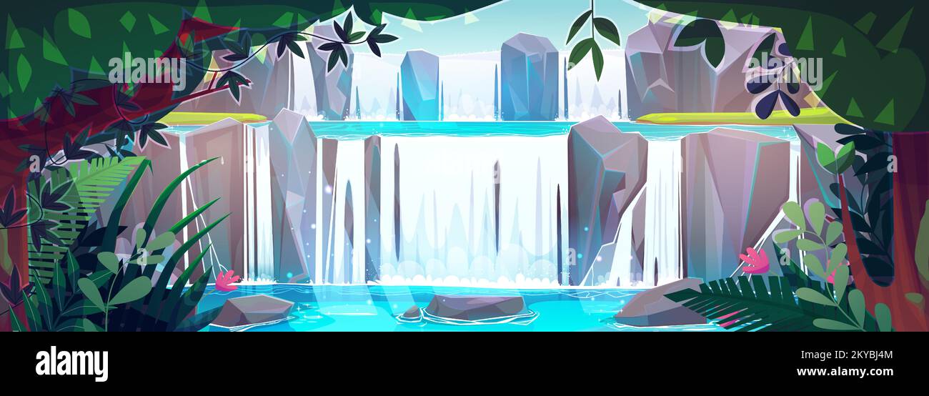 Cartoon Fantasy Waterfall Cartoon Waterfall Images – Browse 618,098