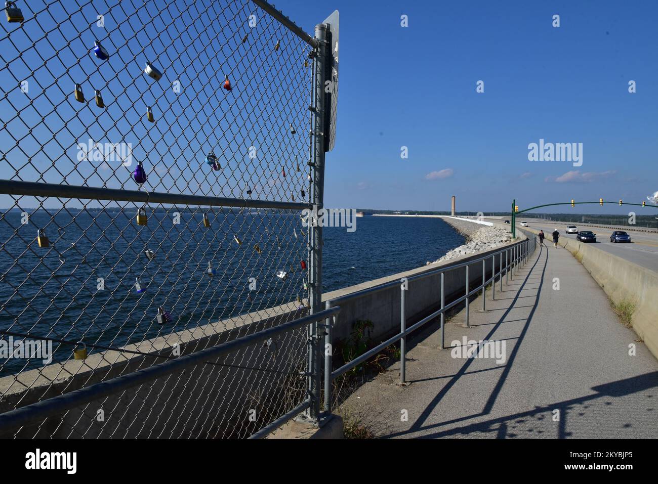 Lake Murray Dam. South Carolina Severe Storms and Flooding. Photographs ...