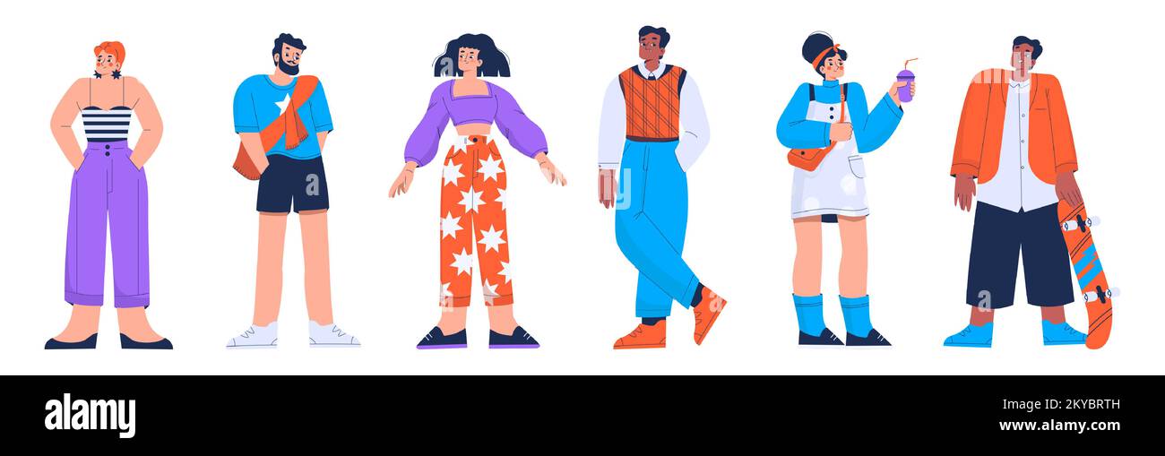 Group of young people, students community, friends or team. Diverse ...