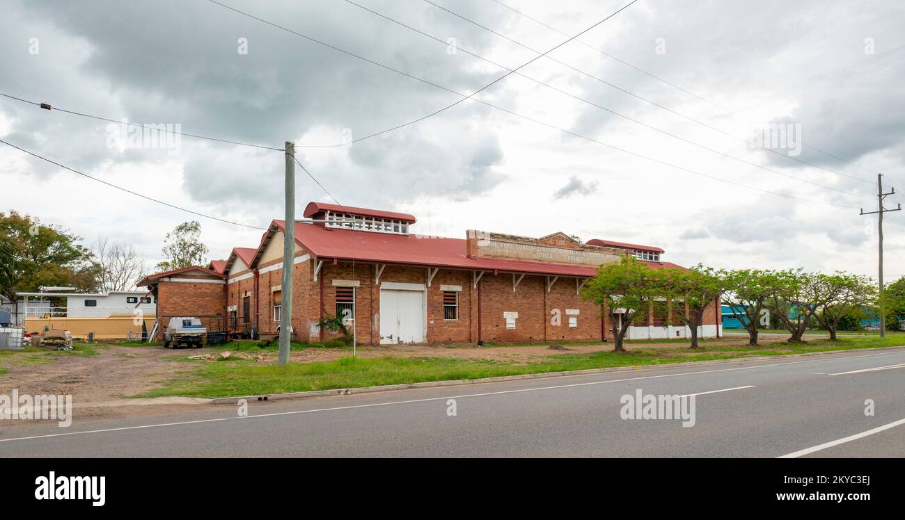 The old Port Curtis Co-operative Dairy Association Ltd Factory building ...