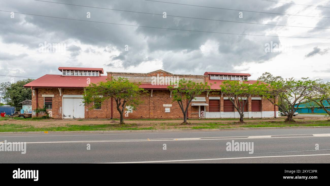 The old Port Curtis Co-operative Dairy Association Ltd Factory building ...