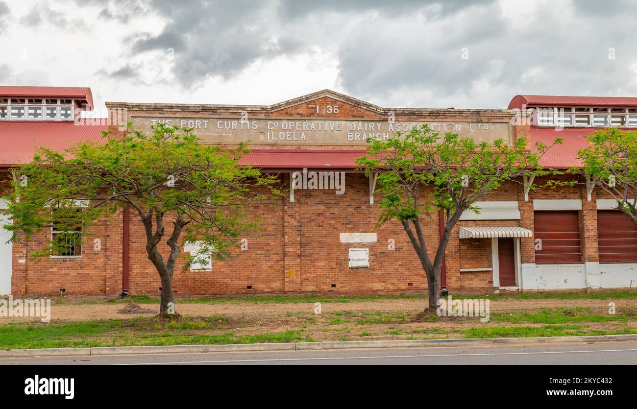 The old Port Curtis Co-operative Dairy Association Ltd Factory building ...
