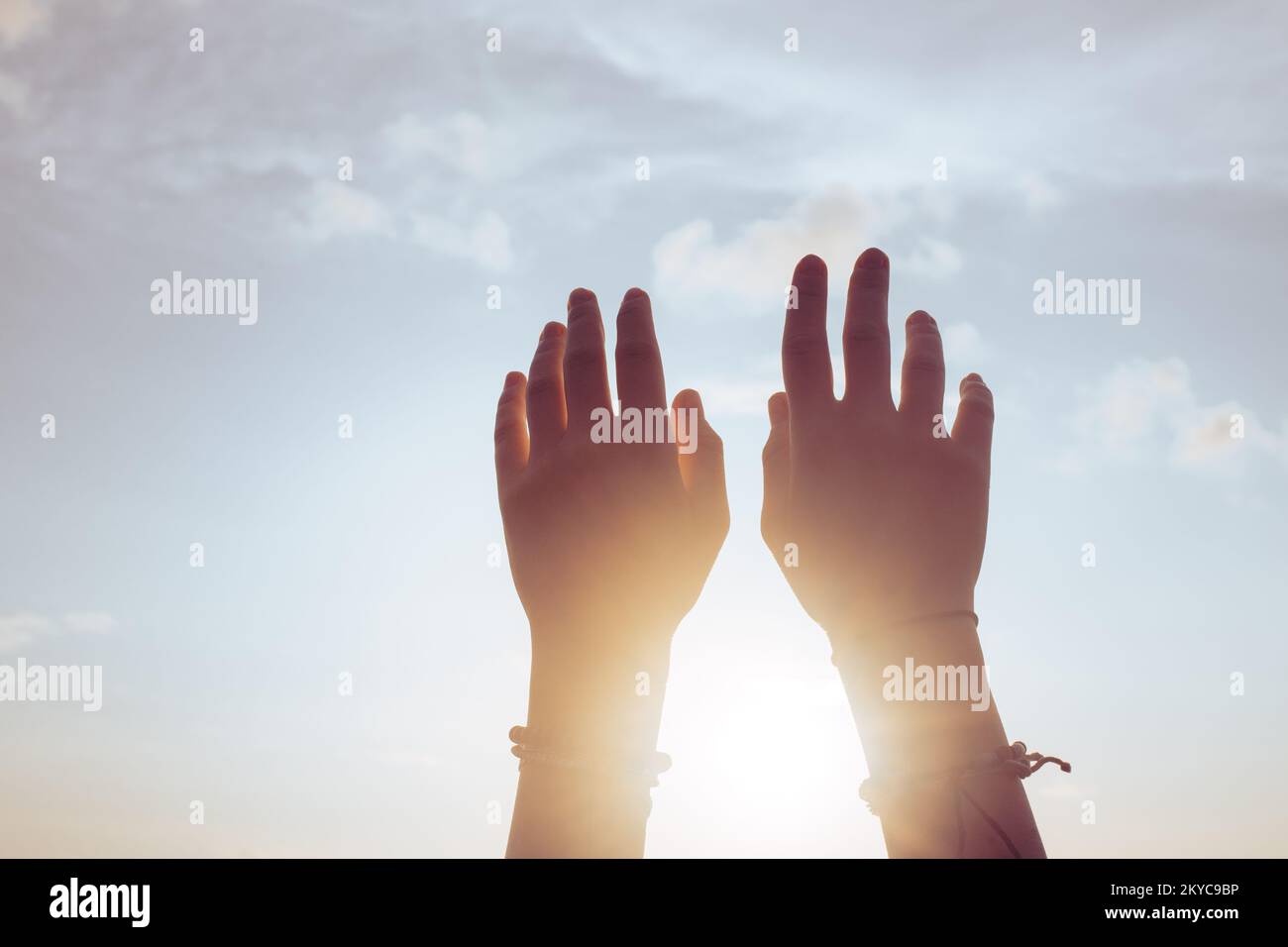 Hands up in the sky hi-res stock photography and images - Alamy