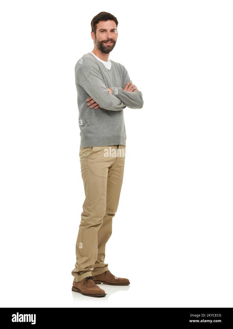 Skinny man with beard hi-res stock photography and images - Alamy