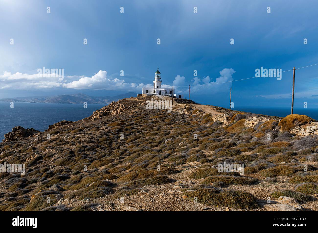Armenistis lighthouse hi-res stock photography and images - Alamy