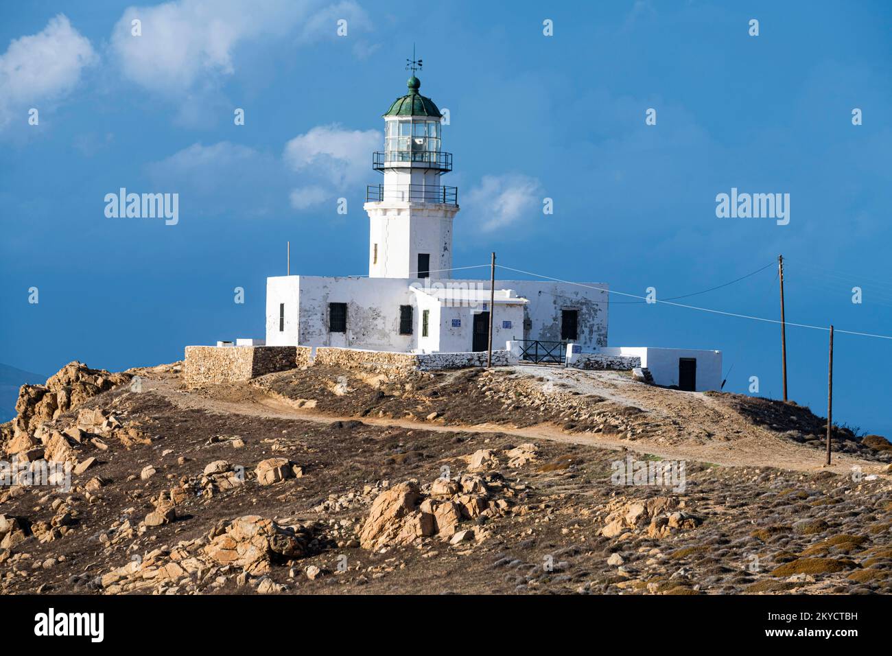 Armenistis lighthouse hi-res stock photography and images - Alamy