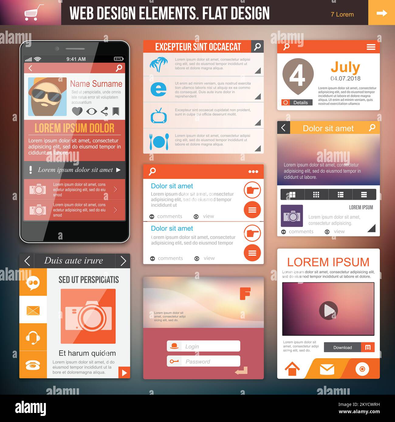 Ui and ux design hi-res stock photography and images - Alamy