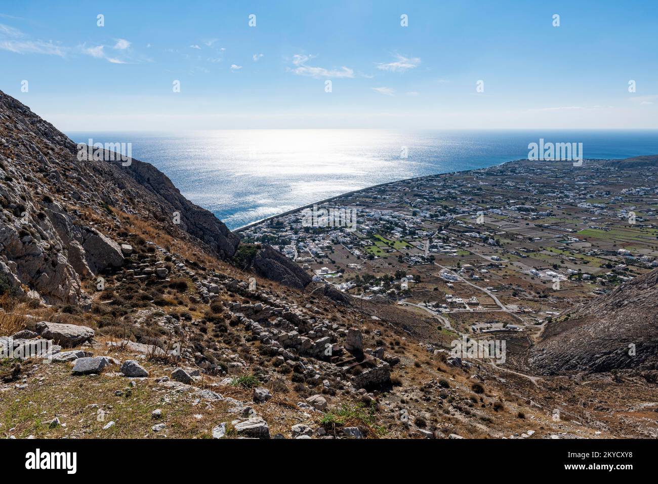 Ancient Thera, Santorini, Greece Stock Photo - Alamy