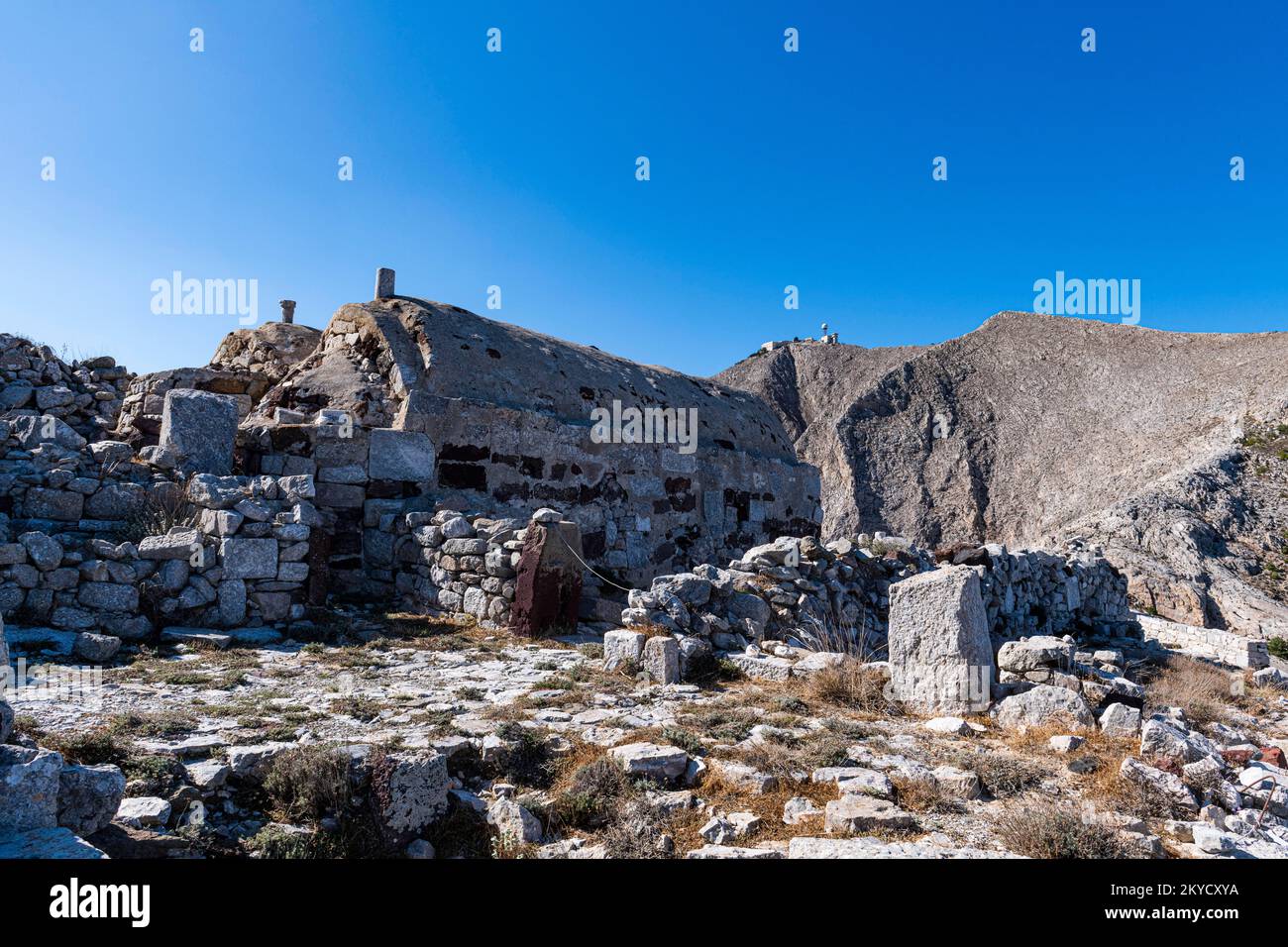 Ancient Thera, Santorini, Greece Stock Photo - Alamy
