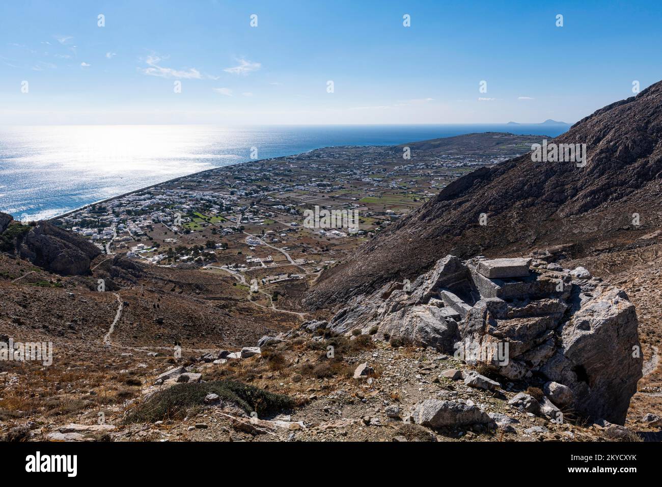 Ancient Thera, Santorini, Greece Stock Photo - Alamy