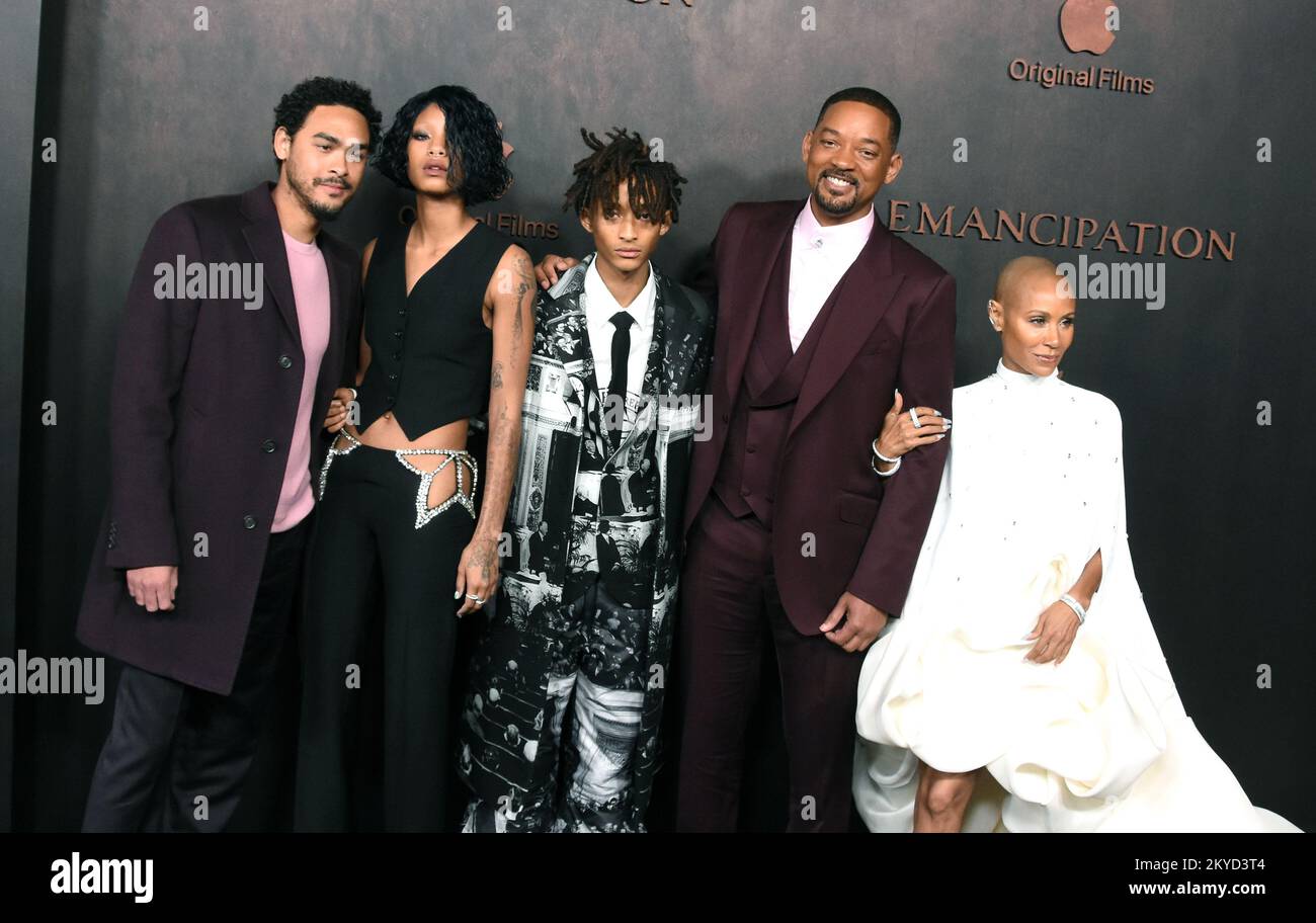 Los Angeles, California, USA 30th November 2022 (L-R) Actor Trey Smith ...