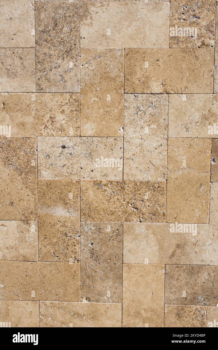 Decorative cubic stone wall as background texture Stock Photo - Alamy