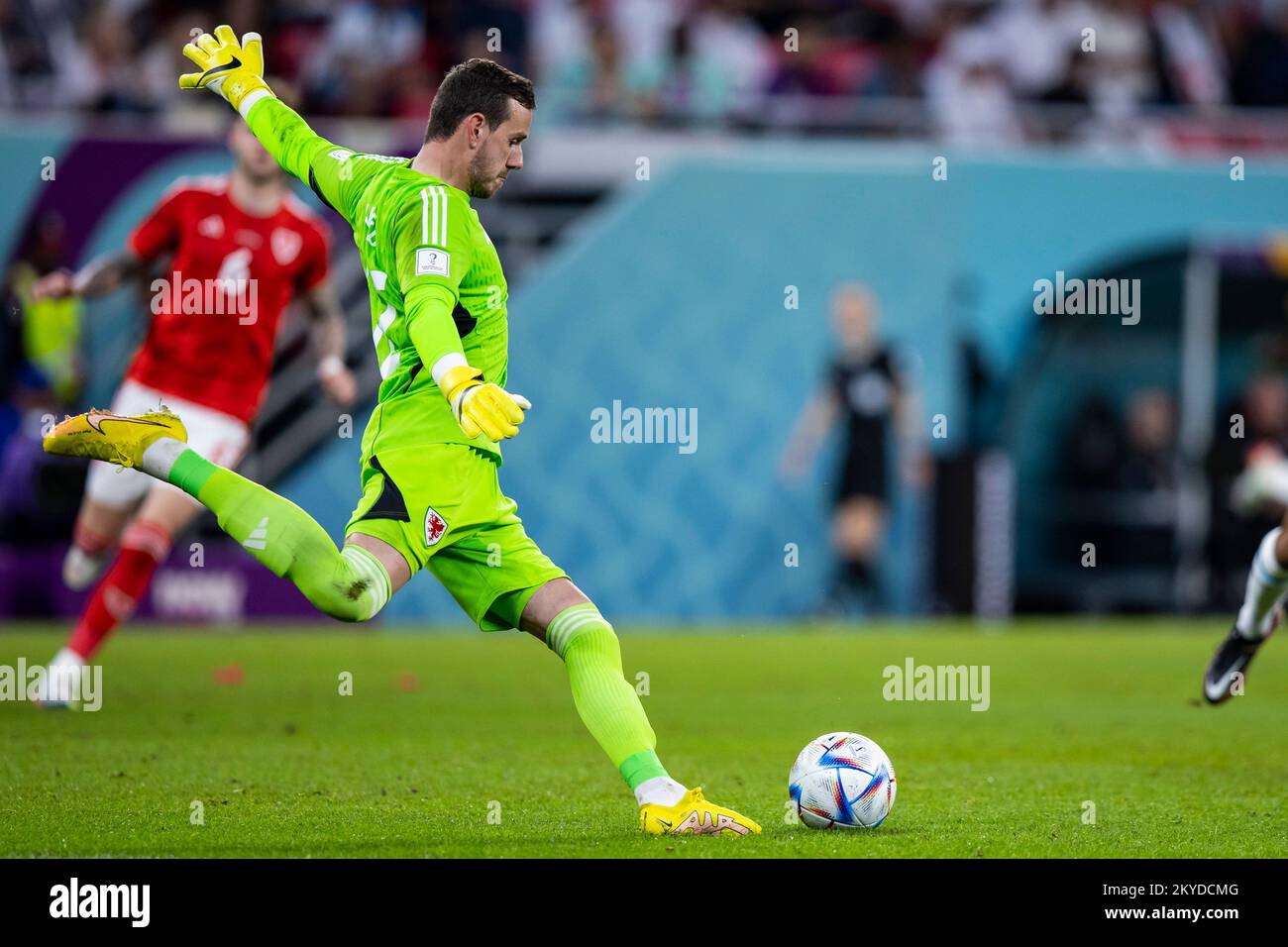 Ar Rayyan, Qatar. 29th Nov, 2022. Soccer: World Cup, Wales - England ...