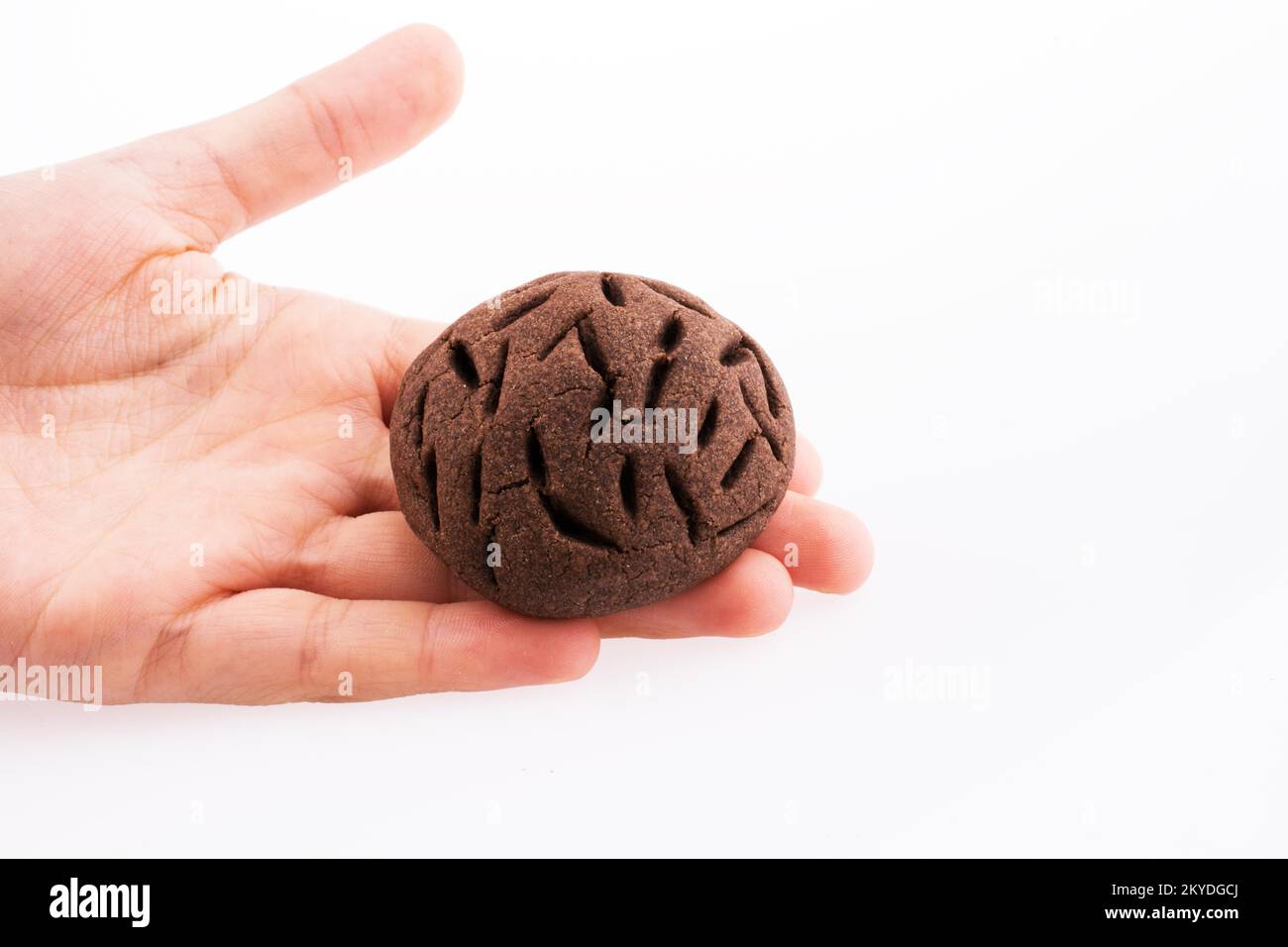Hand holding cookie on hi-res stock photography and images - Alamy