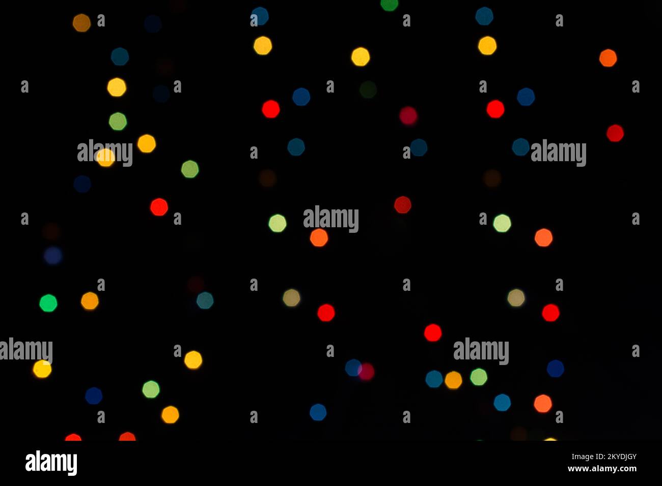 Background With Natural Bokeh And multi color lights Stock Photo - Alamy