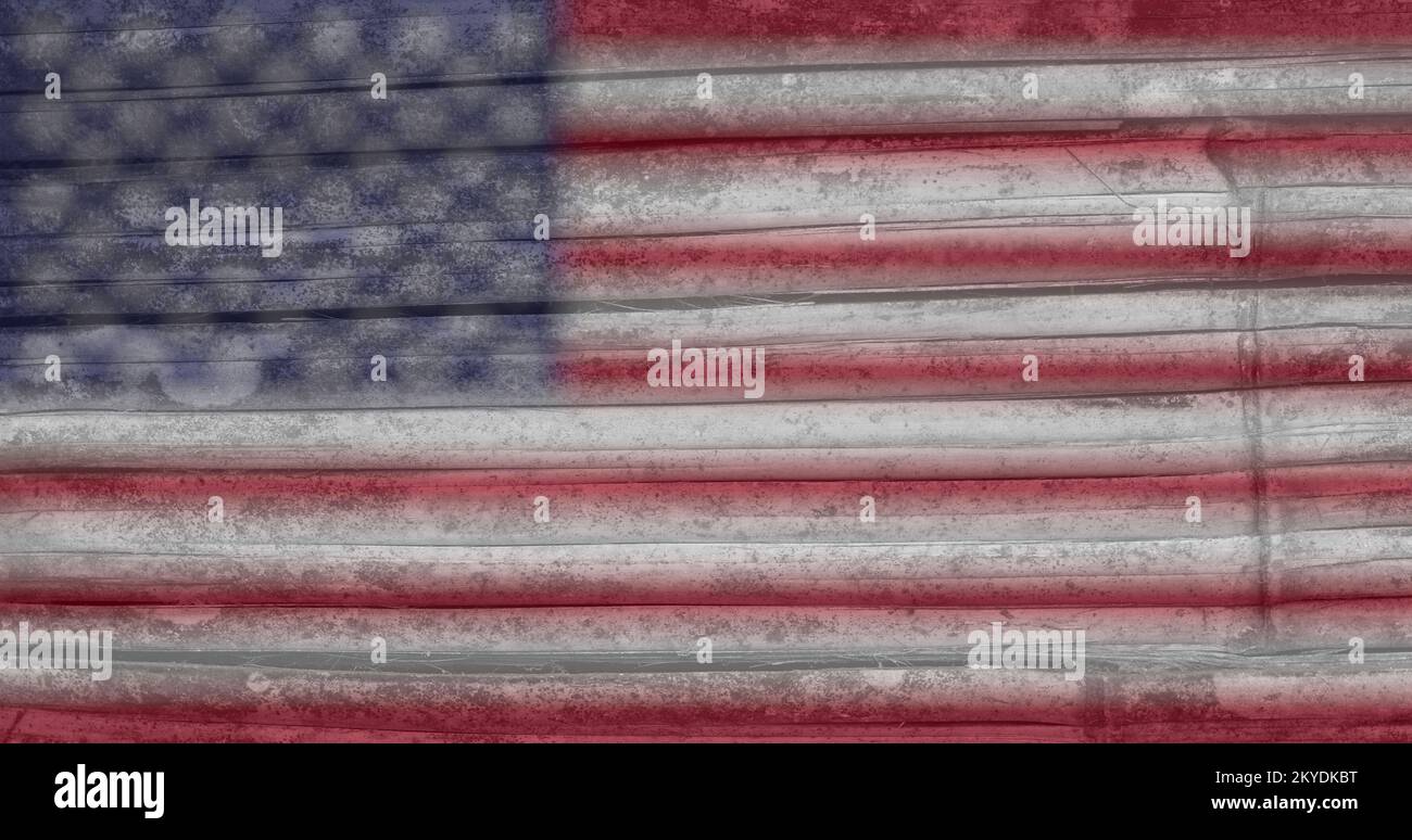 Composition painted american flag hi-res stock photography and images ...