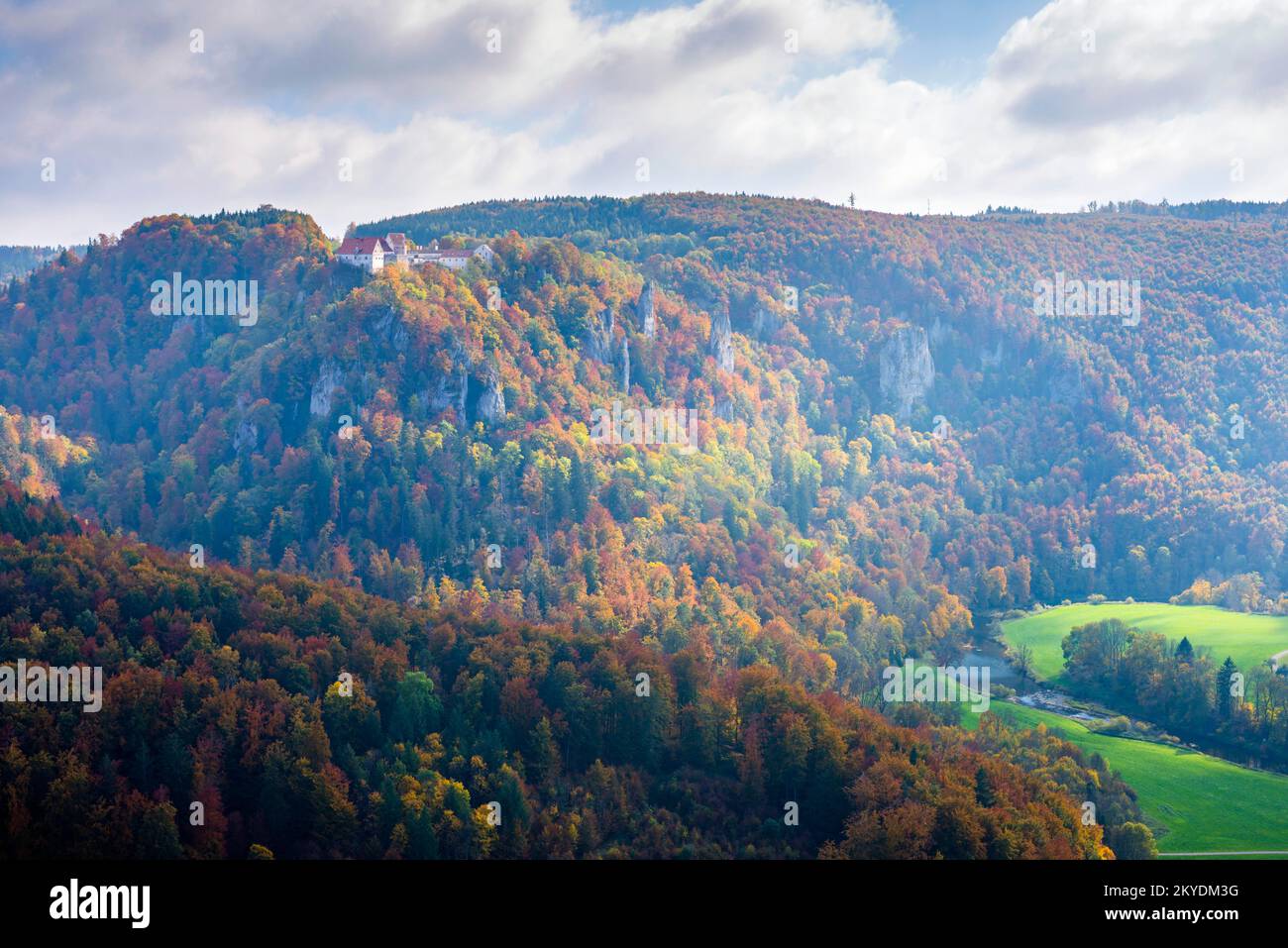 Wildenstein Castle, Upper Danube nature park Park, Swabian Alb, Baden ...
