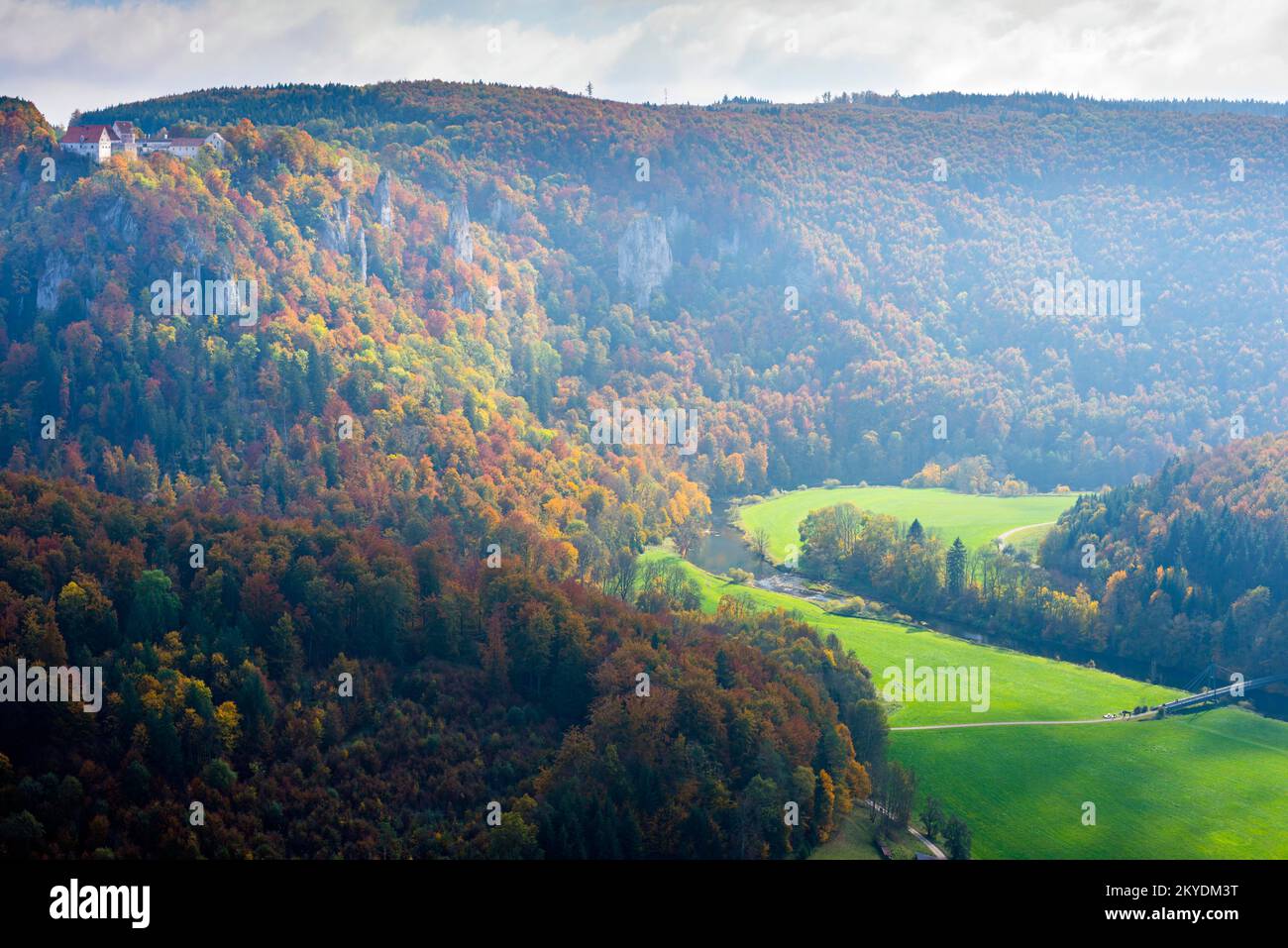 Wildenstein Castle, Upper Danube nature park Park, Swabian Alb, Baden ...