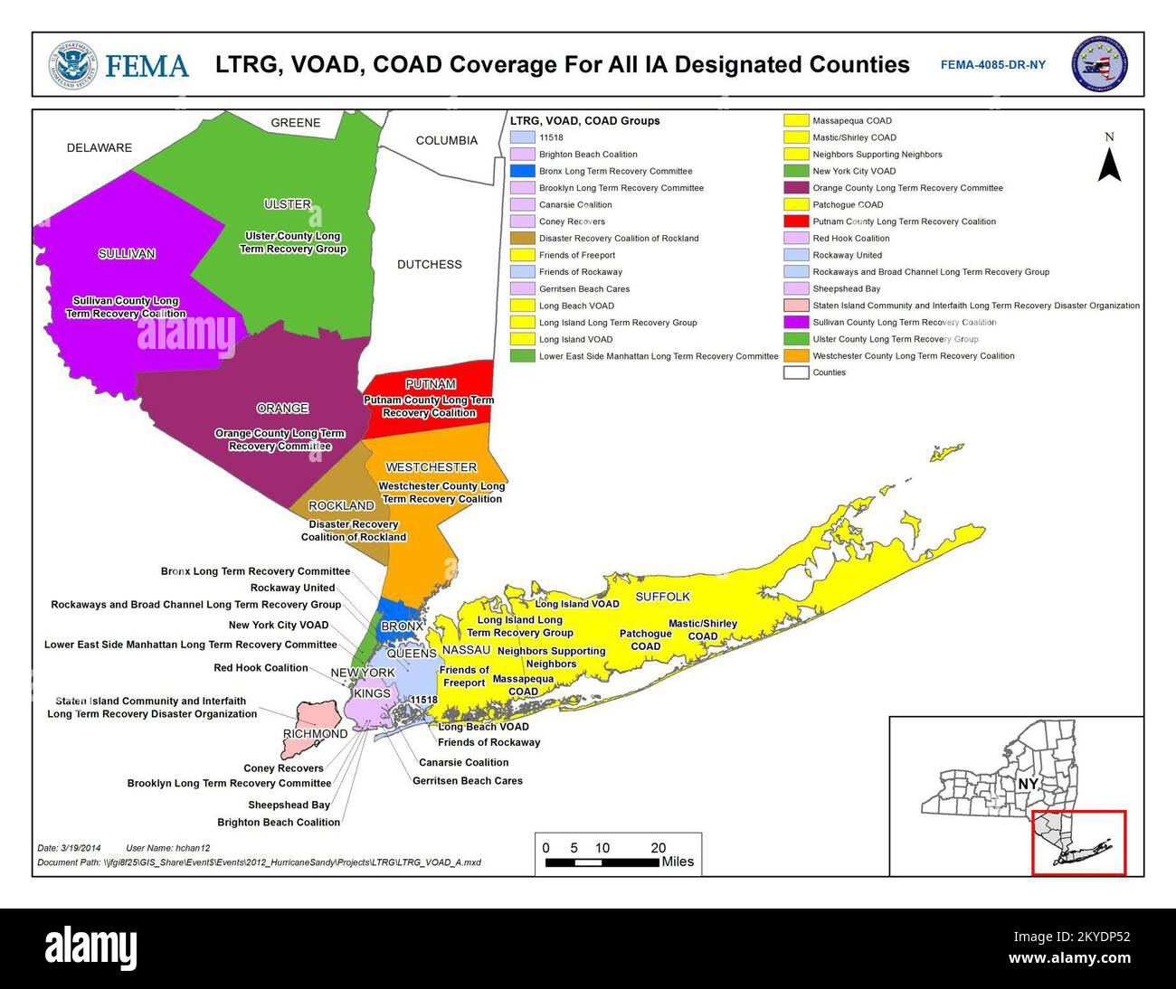 Map of sandy Cut Out Stock Images & Pictures - Alamy