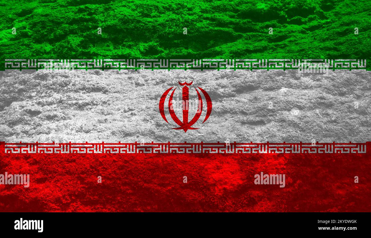 iran flag texture as background Stock Photo - Alamy