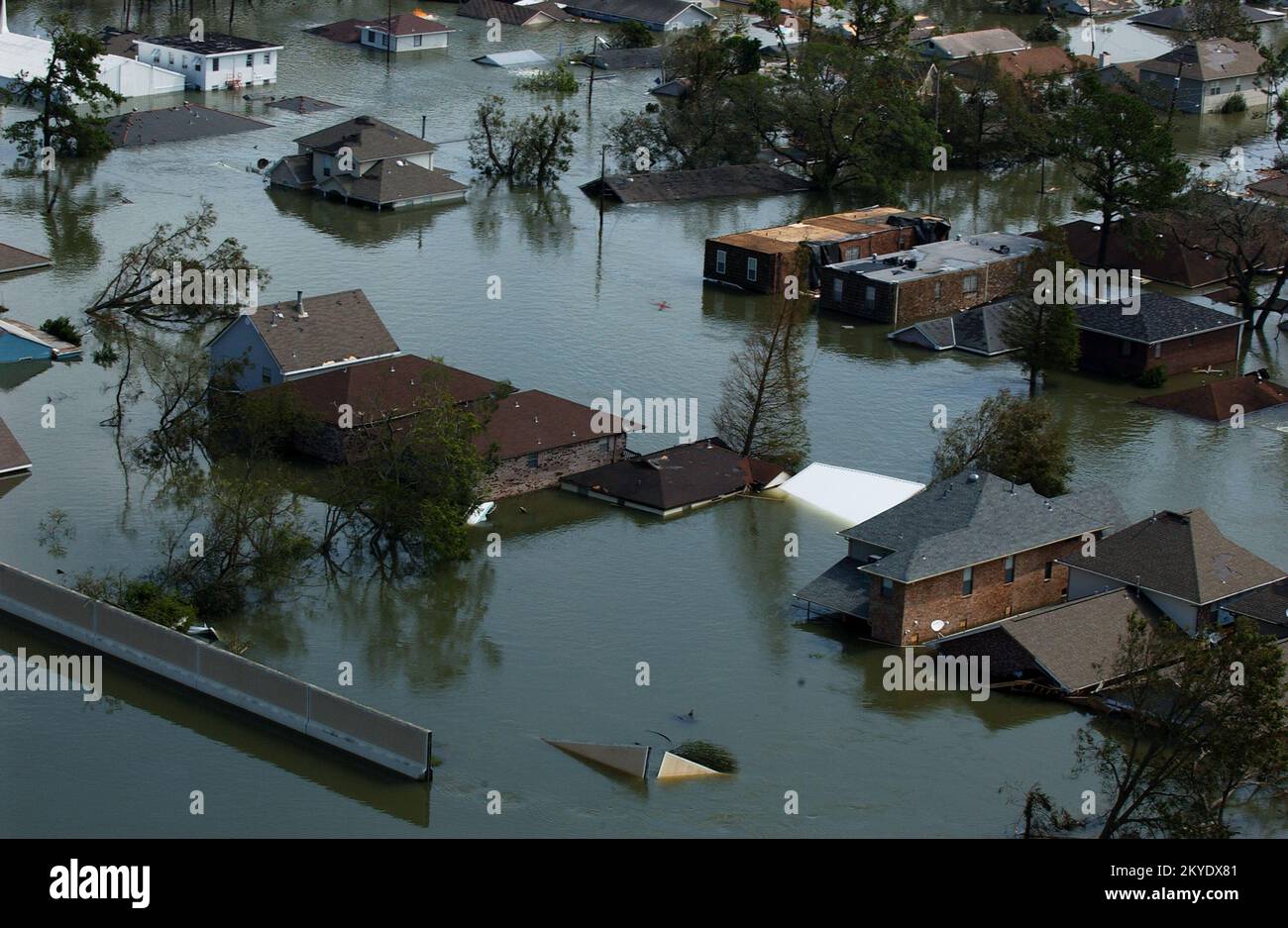 Hurricane Katrina, New Orleans, LA, August 30, 2005 -- Neighborhoods ...
