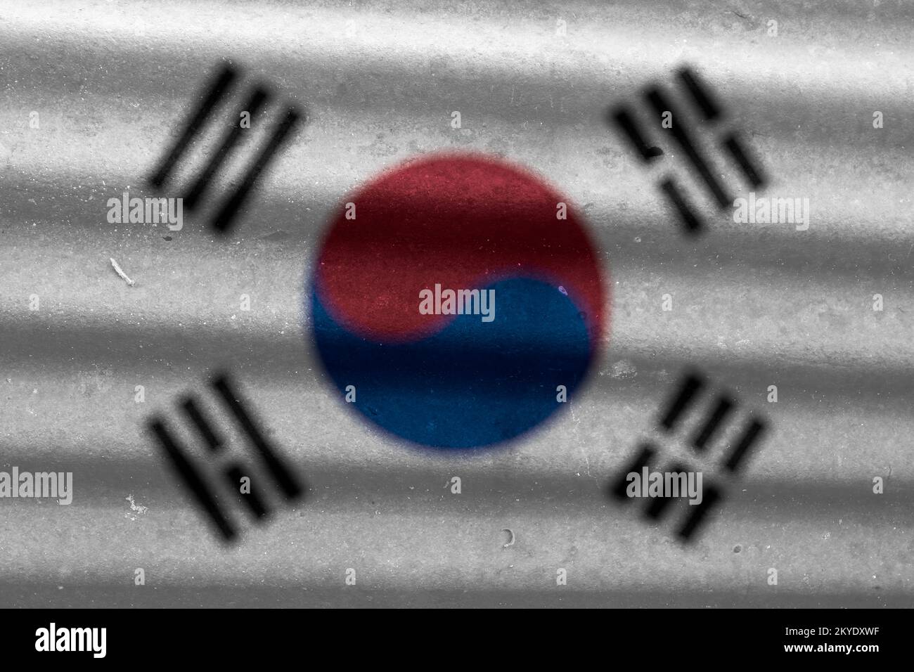 korean flag texture as background Stock Photo - Alamy