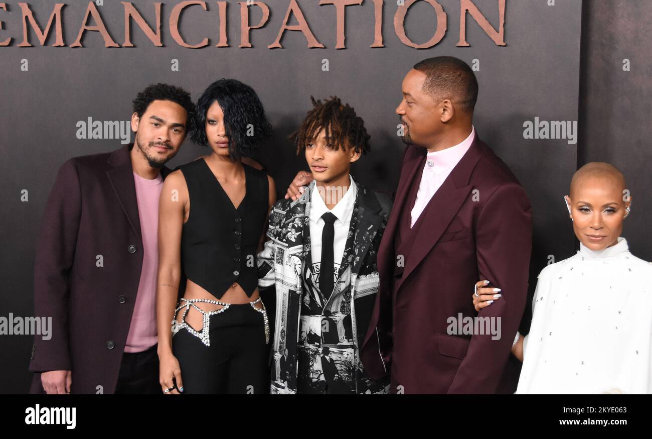 Los Angeles, California, USA 30th November 2022 (L-R) Actor Trey Smith ...