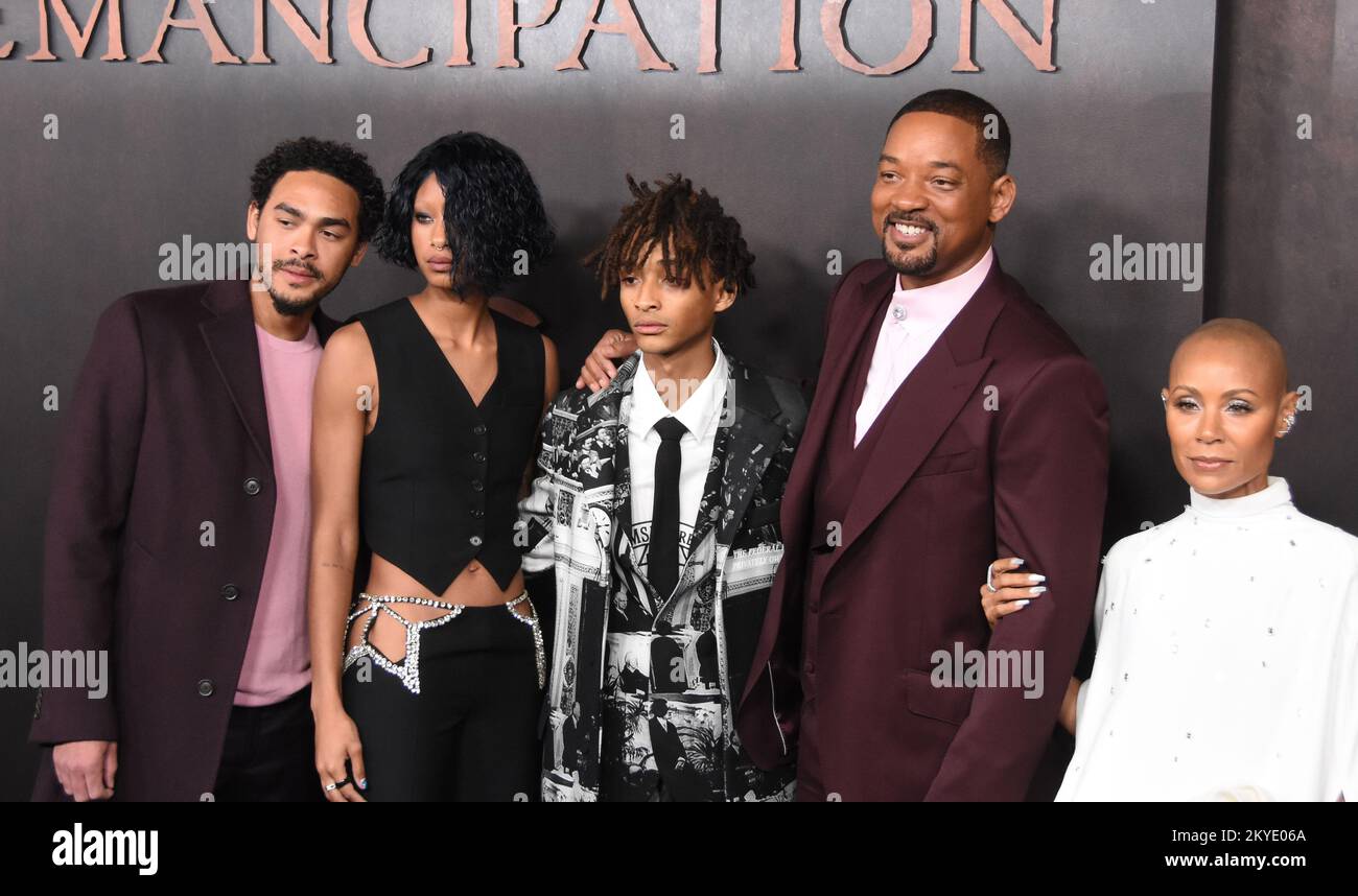 Los Angeles, California, USA 30th November 2022 (L-R) Actor Trey Smith ...