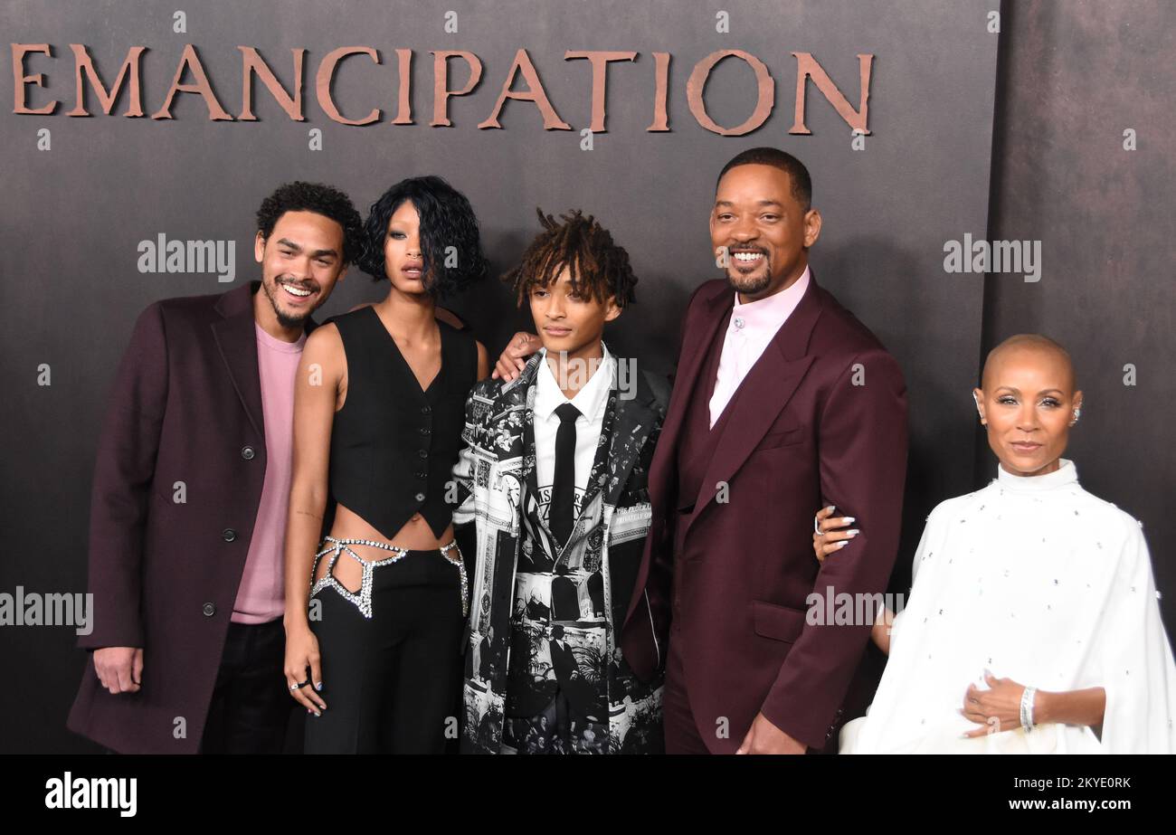 Los Angeles, California, USA 30th November 2022 (L-R) Actor Trey Smith ...