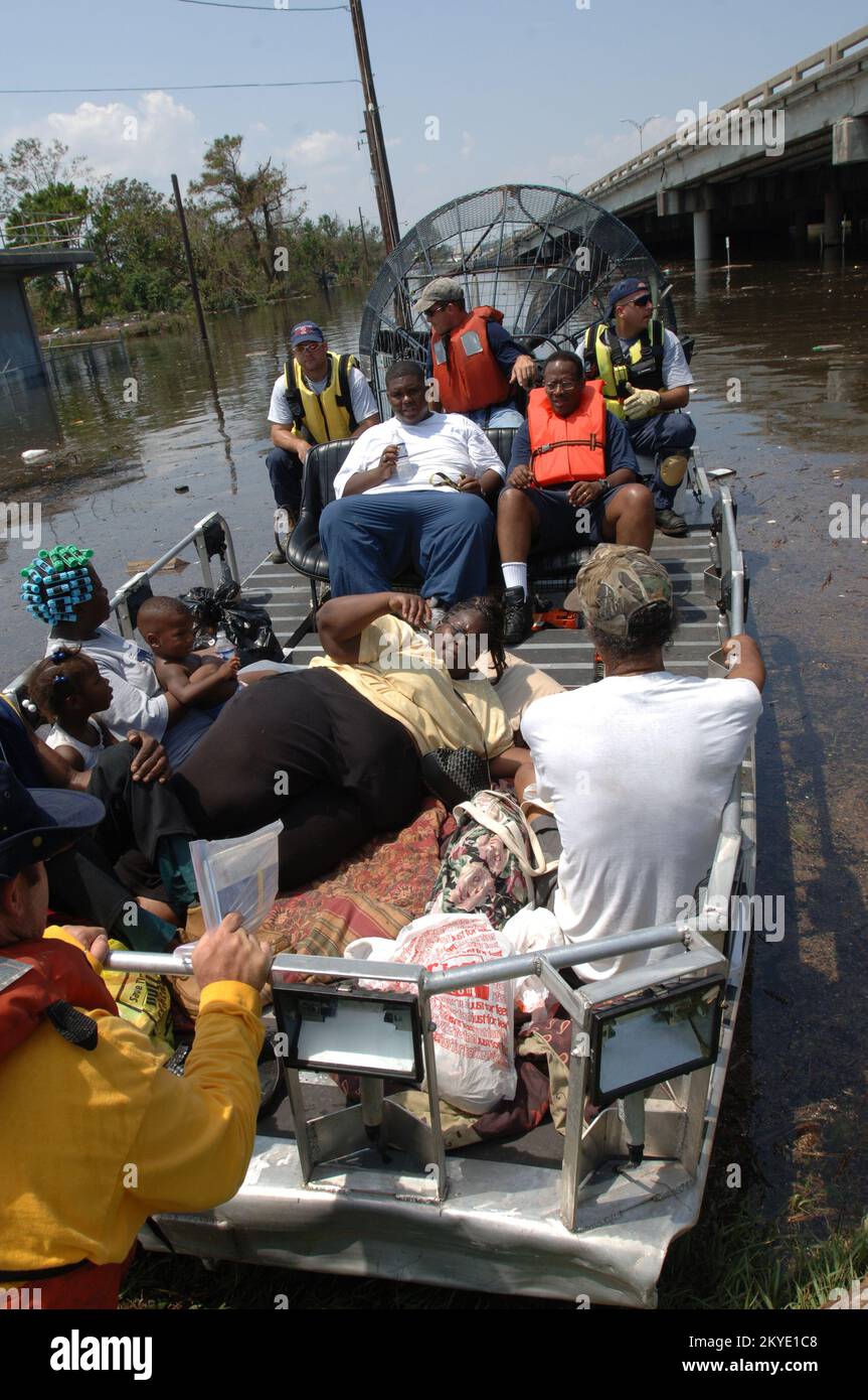 Hurricane Katrina, New Orleans, LA, October 31, 2005 -- Local residents ...