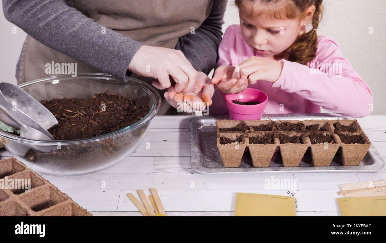 Planting pots step by step hi-res stock photography and images - Alamy